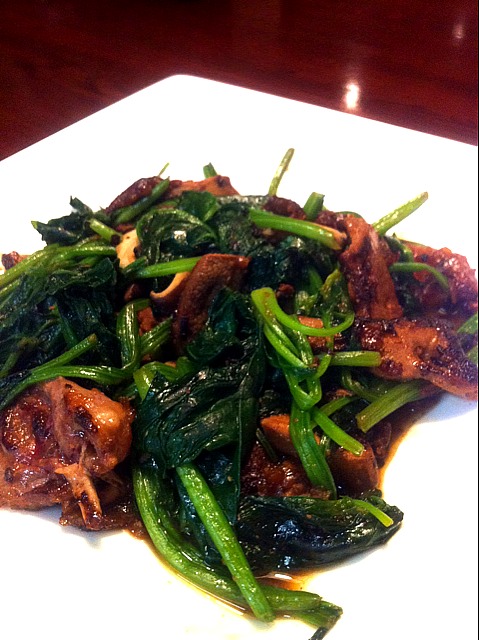 ほうれん草とレバーのオイスターソース炒め/瞳キラ★ | Snapdish[スナップディッシュ]