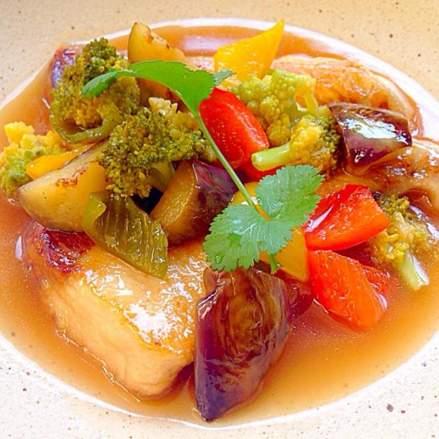 Fried yellowtail w Sticky S.../🌈Ami🍻さんのレシピ | Snapdish[スナップディッシュ]