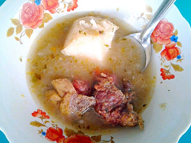 Cubbed beef soupyam and p.../Luis&LeidaGG | Snapdish[スナップディッシュ]