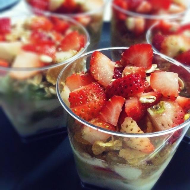 Strawberry Giwi fruit par.../Vrebelさんのレシピ | Snapdish[スナップディッシュ]