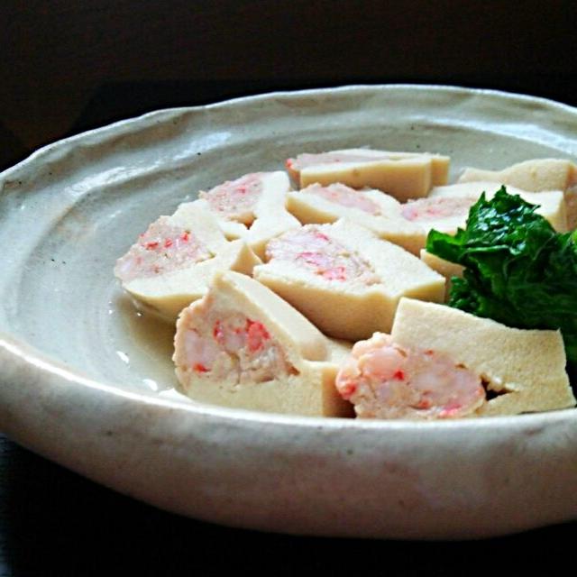高野豆腐のえび詰め Peach Snapdish[スナップディッシュ] Id N5w9ya