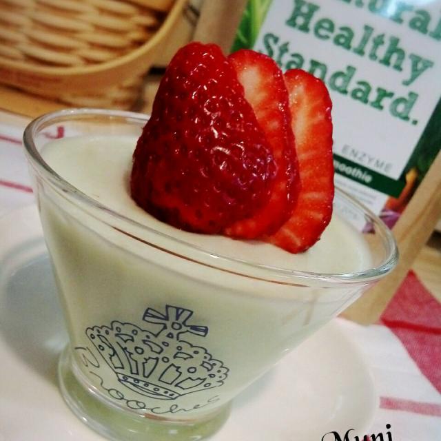 SDから頂いた粉末スムージーでババロアを/key♪さんのレシピ | Snapdish[スナップディッシュ]