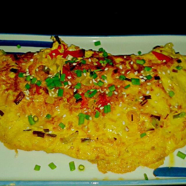 Egg Omelette with Sesame seeds/Ms.Lacroix | Snapdish[スナップディッシュ]