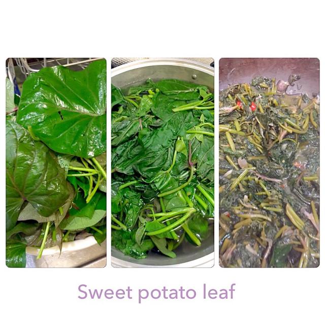 Sweet potato leaf Cook with.../chendra prasetio | Snapdish[スナップディッシュ]