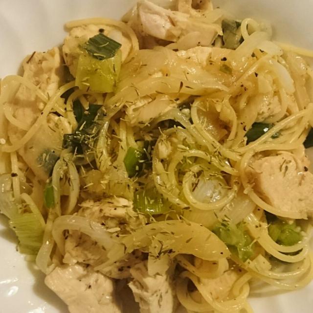 鶏ねぎのパスタ レモスコ風味/Kenichi Genjidaさんのレシピ | Snapdish[スナップディッシュ]