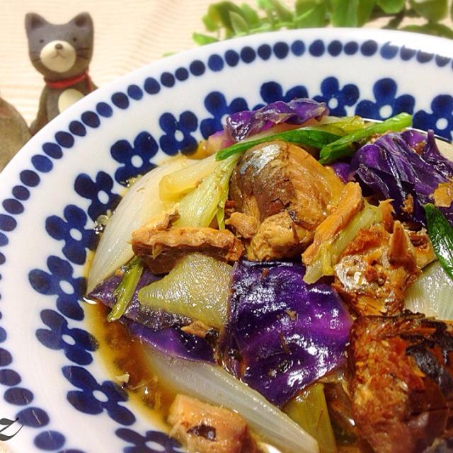 鯖缶の野菜煮 o ー o/きゃずさんのレシピ | Snapdish[スナップディッシュ]