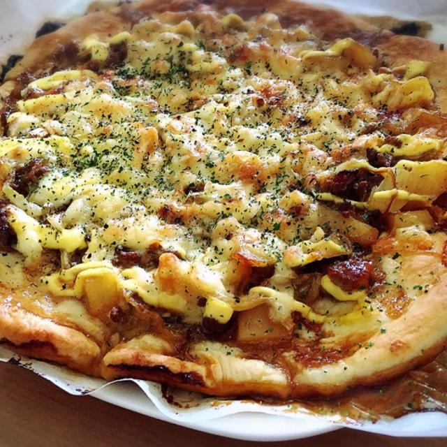 照り焼きpizza/pooh | SnapDish[スナップディッシュ] (ID:iPK1Da)