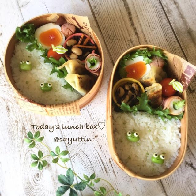 枝豆でちょこんとカエルちゃん弁当/sayu♡ | Snapdish[スナップディッシュ]