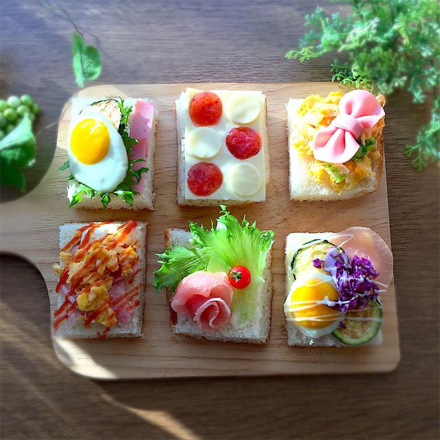 フォカッチャ オープンサンド/puchan_cafe | Snapdish[スナップディッシュ]