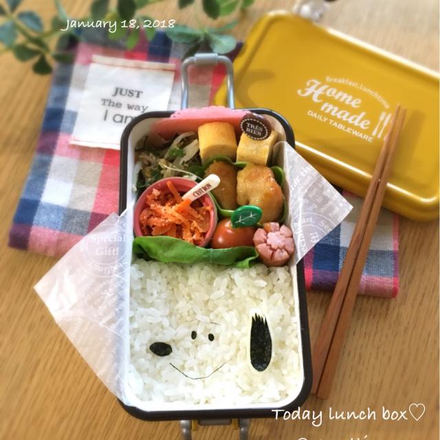 詰めるだけ 簡単スヌーピー弁当/sayu♡ | Snapdish[スナップディッシュ]