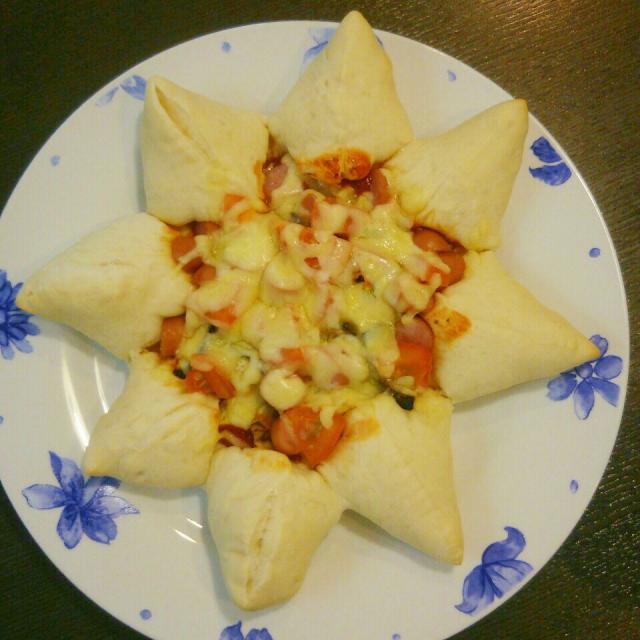 pirokoちゃんのスターピザ/Rie | Snapdish[スナップディッシュ]