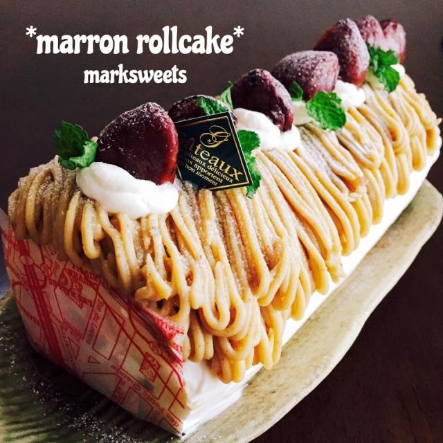 マロンロールケーキ/marksweetsさんのレシピ | Snapdish[スナップディッシュ]