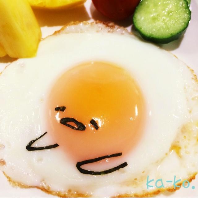 ぐでたまみたいな朝ごはん/kaaco☆ | Snapdish[スナップディッシュ]