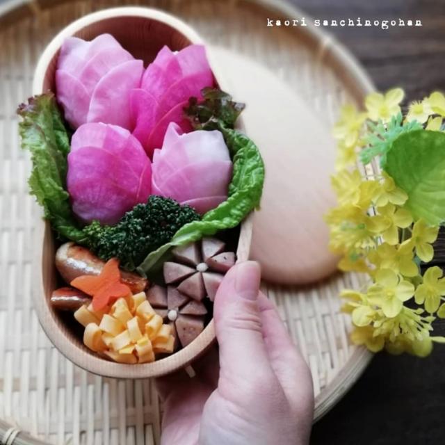 チューリップ弁当/puchan_cafe | Snapdish[スナップディッシュ]