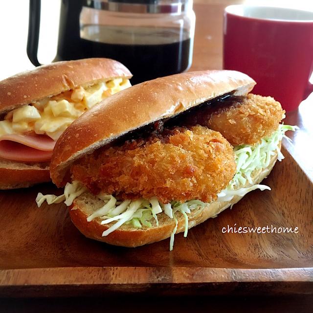 コッペパンでコロッケサンド/chieko ♪ | Snapdish[スナップディッシュ]