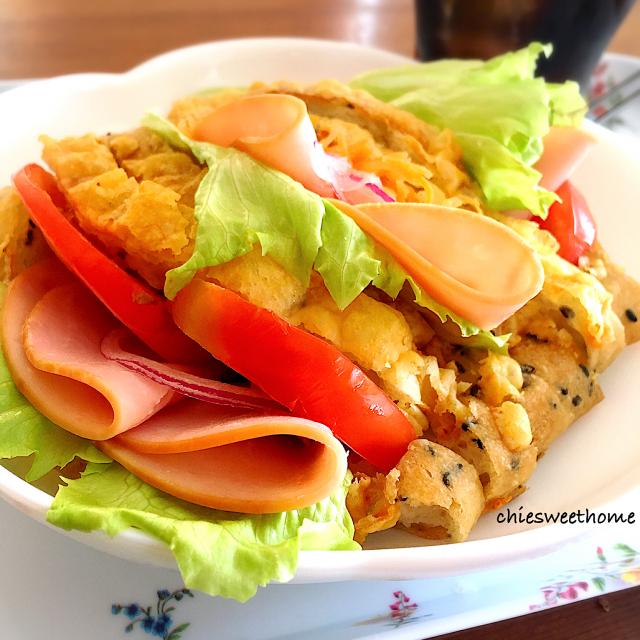 ゴマチーズドデカパン サンド/chieko ♪ | Snapdish[スナップディッシュ]