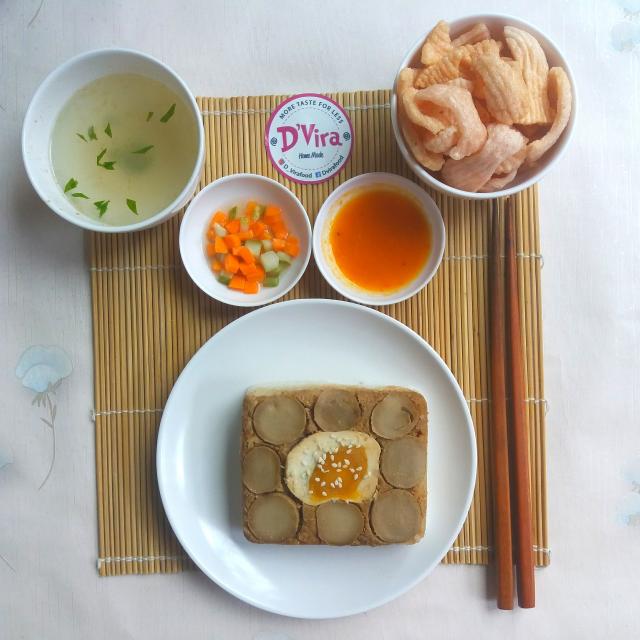Nasi Tim Telor Asin Jamur/dvirafood | Snapdish[スナップディッシュ] (ID:eeSTja)