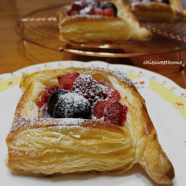 ベリーとクリームチーズパイ/chieko ♪ | Snapdish[スナップディッシュ]