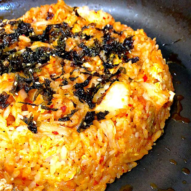 キムチチャーハン 韓国海苔乗せ/marich | Snapdish[スナップディッシュ]