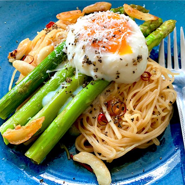 アスパラペペロンチーノ YOUKI ver/ひろりん | Snapdish[スナップディッシュ]