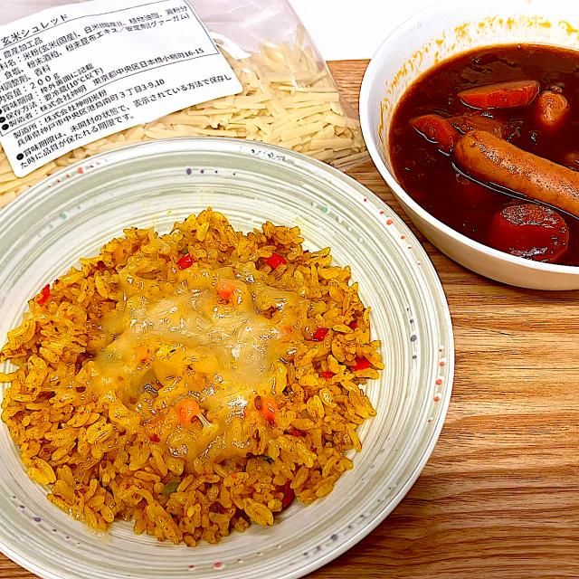 玄米シュレッド乗せドライカレー/marich | Snapdish[スナップディッシュ]