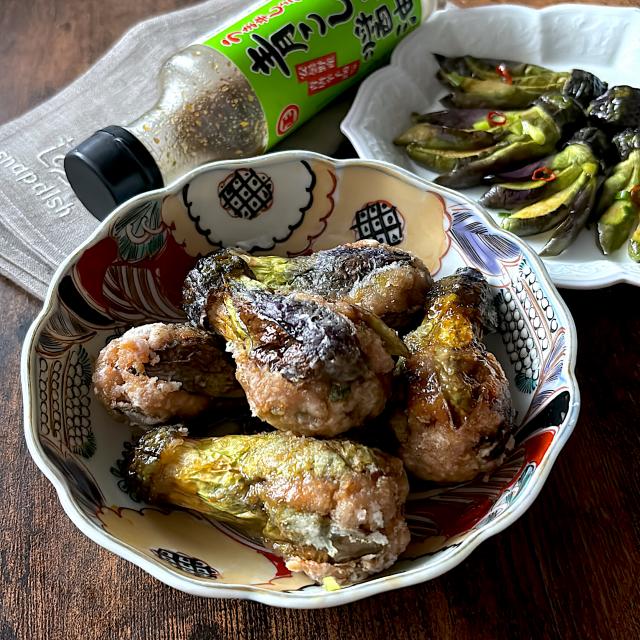 小茄子の肉詰め/とんちんさんのレシピ | Snapdish[スナップディッシュ]
