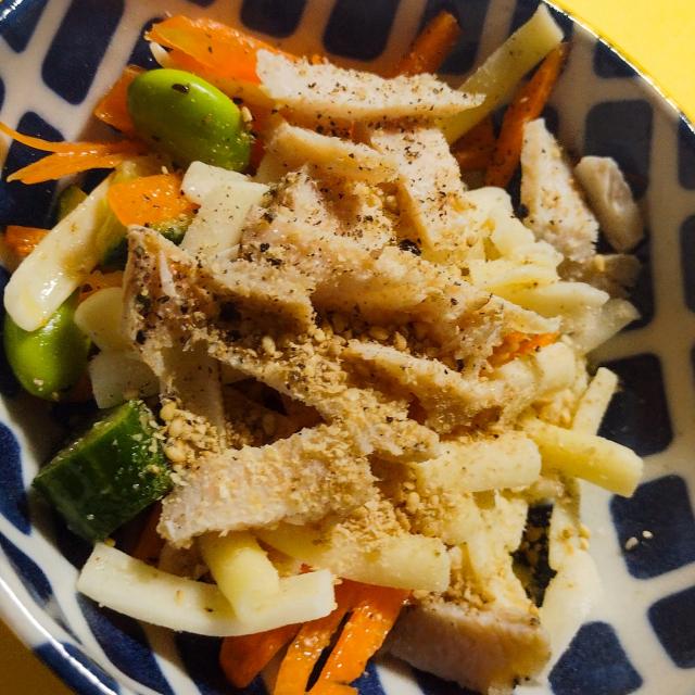 サラダチキン野菜チーズサラダ/O'sam | Snapdish[スナップディッシュ]