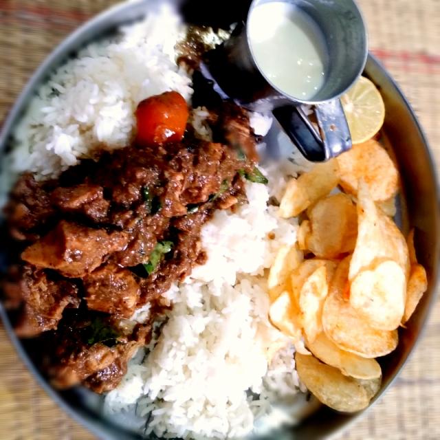 Pepper Chicken with rice/Ram Ram | Snapdish[スナップディッシュ]