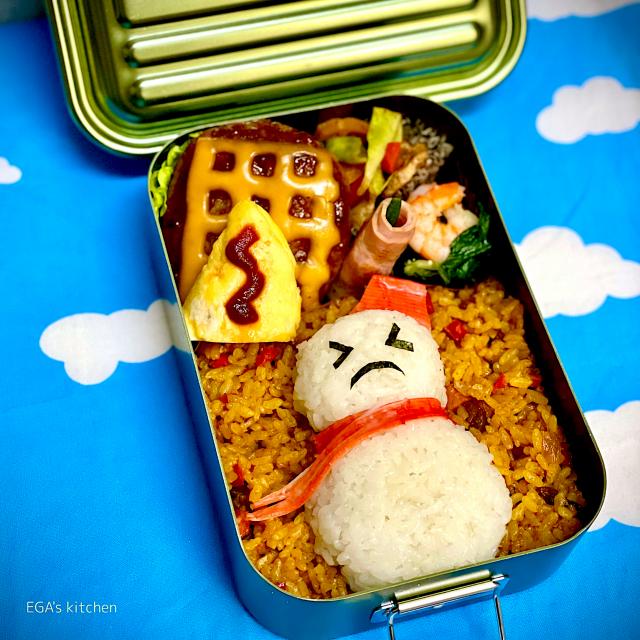 今日も大雪弁当/ega | Snapdish[スナップディッシュ]