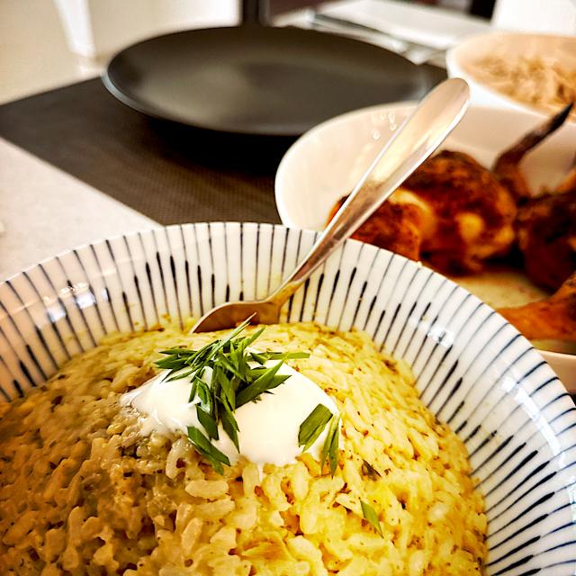 Broccolini Scallion Risotto/Sam | Snapdish[スナップディッシュ]